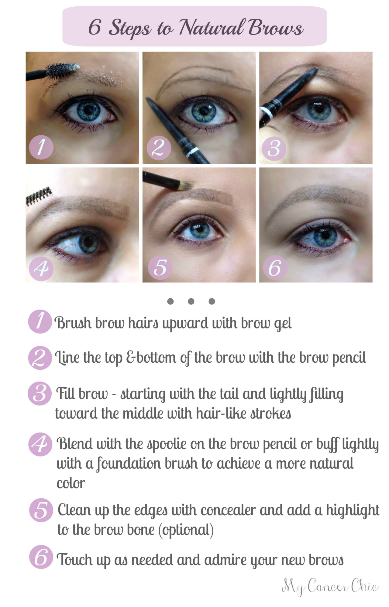 How To Create Natural Brows During Hair Loss - Cactus Cancer Society
