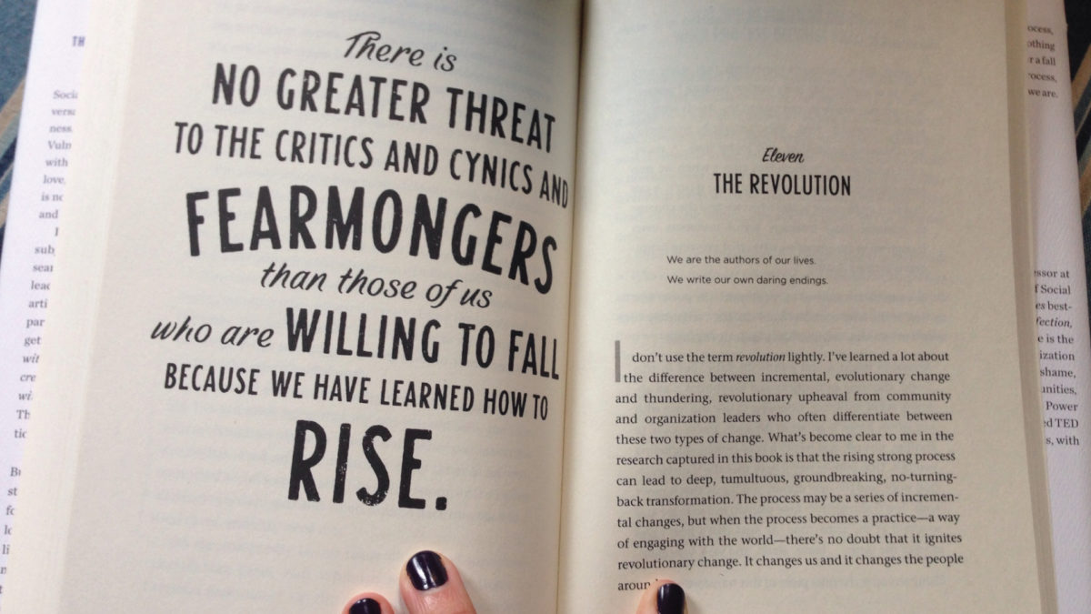 Book Club: Rising Strong, Chapter 11 - Cactus Cancer Society