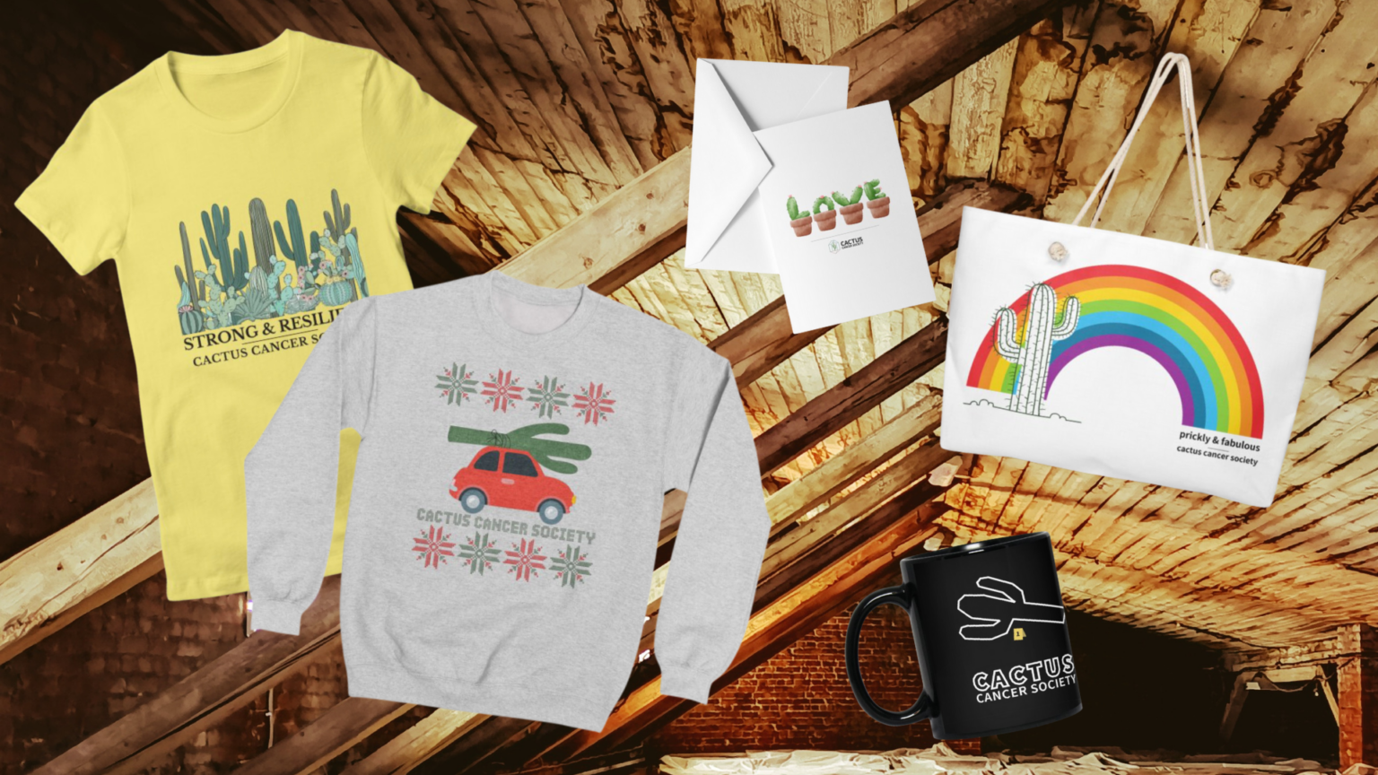 Grab Out of Season Merch in Our Attic Sale! - Cactus Cancer Society
